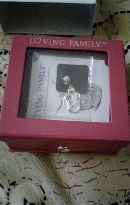Подвеска серебро Loving Family