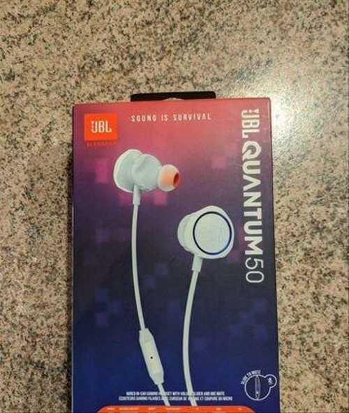 Новые наушники с микрофоном JBL Quantum 50 игровые