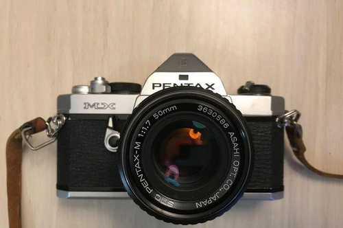 Pentax MX и два объектива