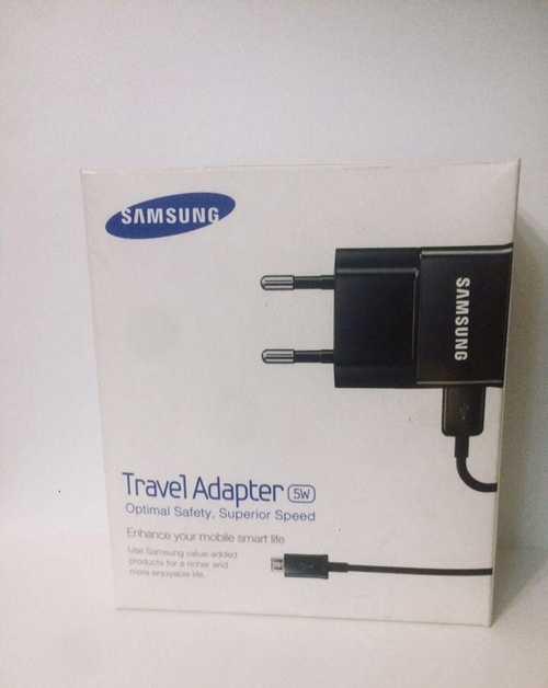 Новая SAMSUNG USB - microUSB 1A Зарядка телефона