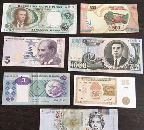 Набор банкнот иностранных государств