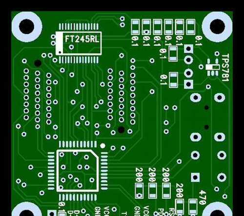 Плата для сборки программатора nand flash