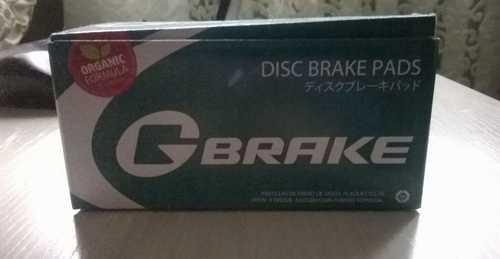 Колодки тормозные G-brake GP-01087 задние