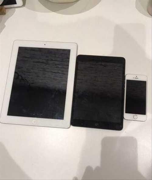 iPad 4, iPad mini 1, iPhone 5s