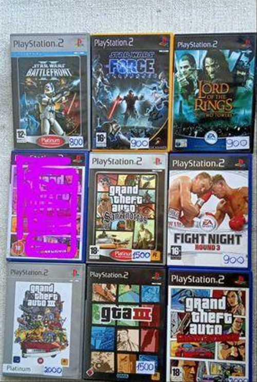 Игры для Sony PlayStation 2 лицензия