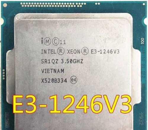 Процессор Xeon E3-1246 v3 (аналог Corei7-4770)