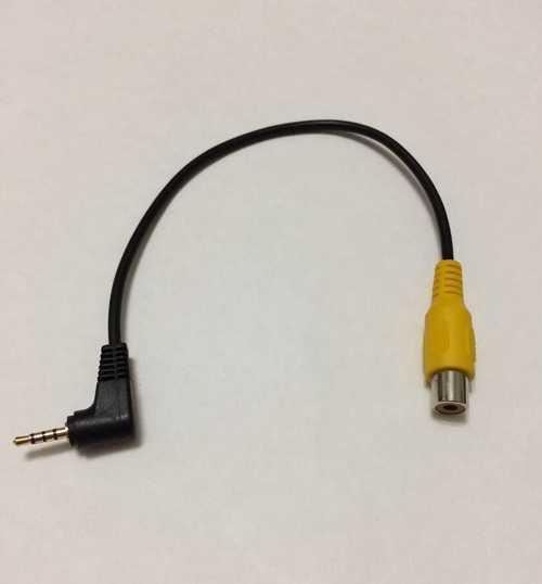 Переходник с video RCA на mini jack 2,5mm