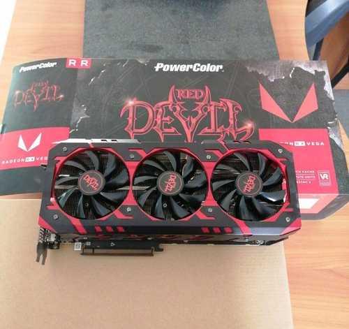 Видеокарта vega 56 Power Color Red Devil