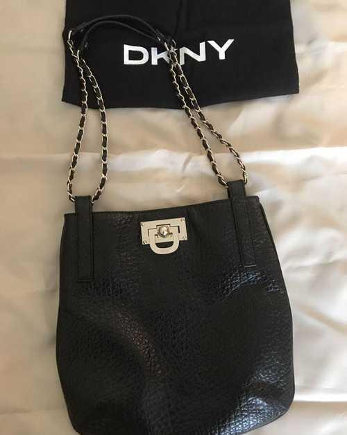 Кожаная сумочка dkny оригинал из Милана