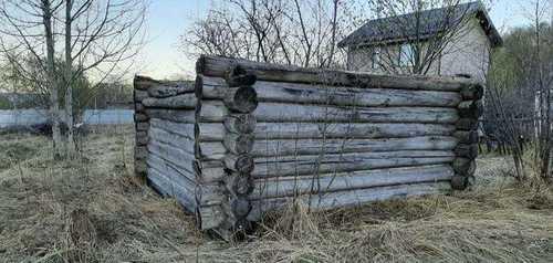 Бу сруб на дрова