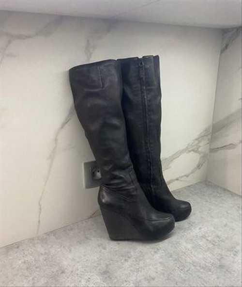 Сапоги кожаные corsocomo