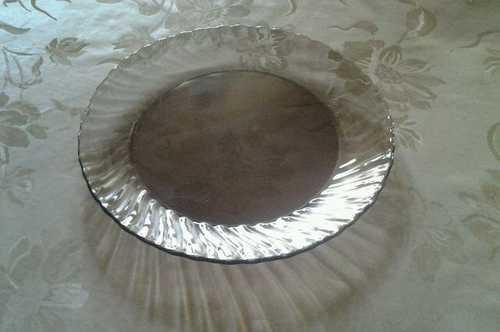 Набор тарелок из закаленного стекла,Франция, d 22