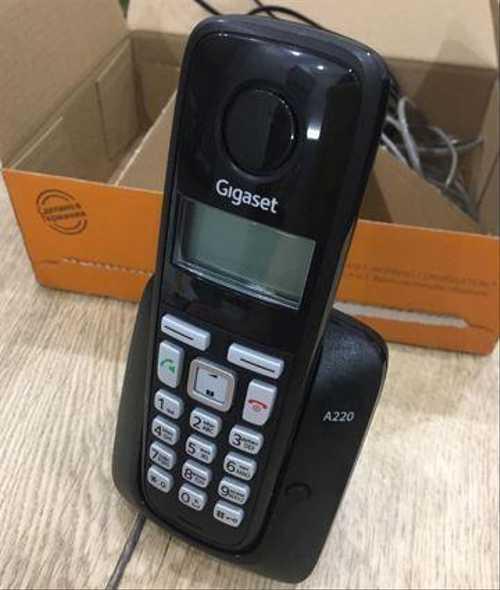 Радиотелефон dect Gigaset A220 с громкой связью