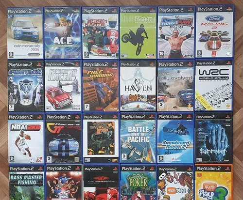 24 Лицензионных диска для PS2