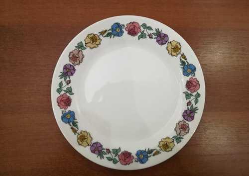 Тарелка для сублимации орнамент "Цветы"