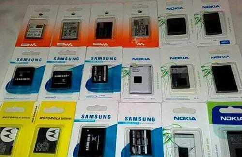 Аккумуляторы для Nokia, SAMSUNG,Moto,Sony
