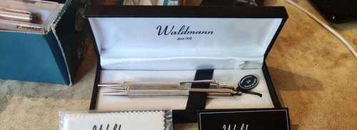 Ручка шариковая Waldmann серебро