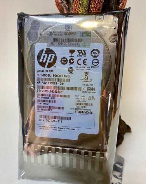 Жесткий диск HP 900Gb SAS 619463-001 2.5