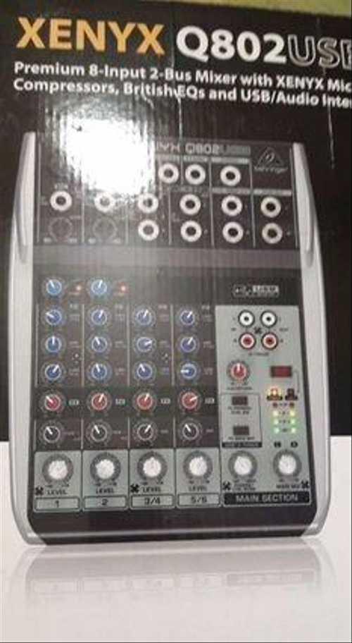 Цифровой микшерный пульт behringer