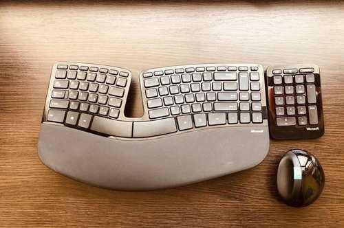 Клавиатура и мышь Microsoft Sculpt Ergonomic