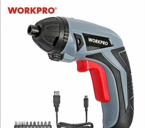 Аккумуляторная отвертка Workpro