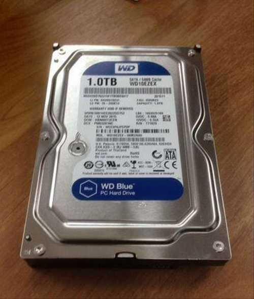 Жесткий диск wd blue 1tb установка