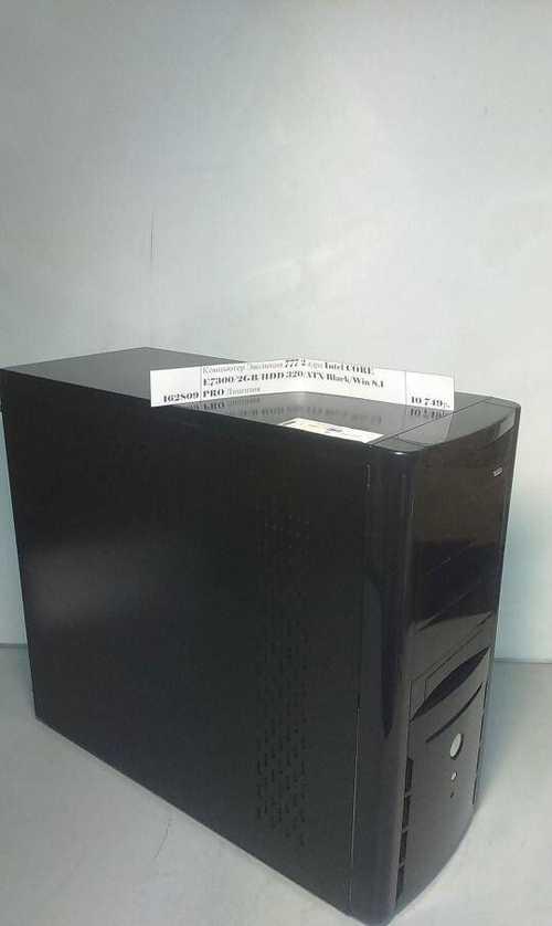 Компьютеры coreE7300/2GB/HDD 320/ATX Black/Win8.1
