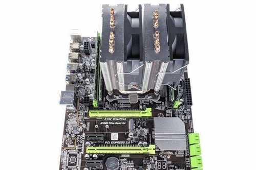 LGA 2011 X99 + 12 ядер 2670 v3 + DDR4 16Gb + Кулер
