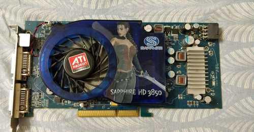Видеокарта sapphire Radeon hd 3850 512mb