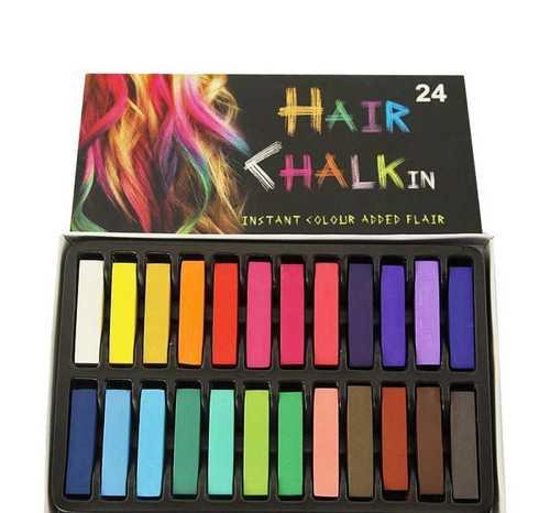 Мелки для волос Hair Chalk 24 цвета