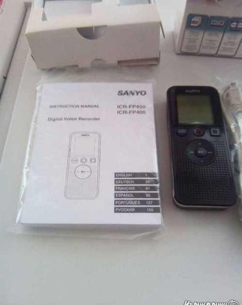 Диктофон цифровой Sanyo ICR-FP450