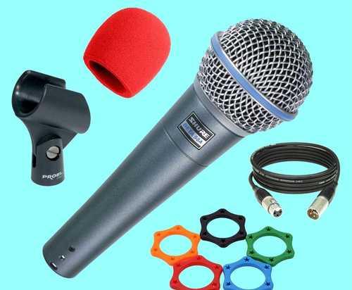 Микрофоны: Shure, AKG радио, аксессуары