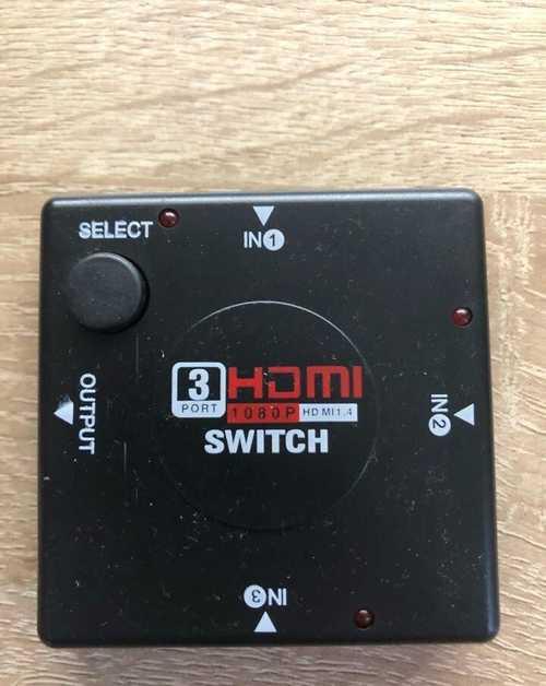 Разветвитель hdmi Switch Orient HS0301L