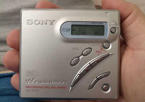 Мини дисковый плеер Sony с записью