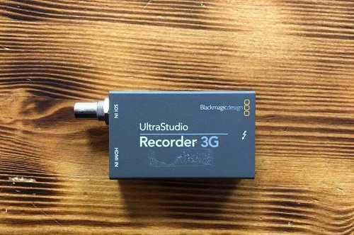 UltraStudio Recorder 3G Blackmagic