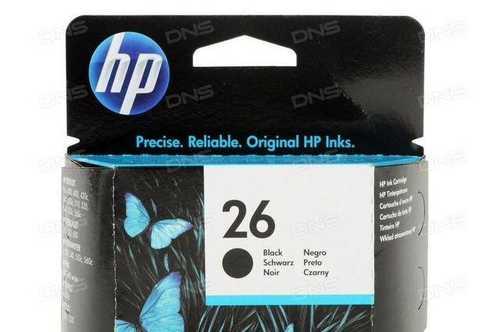 Картридж струйный HP 26 51626AE Black