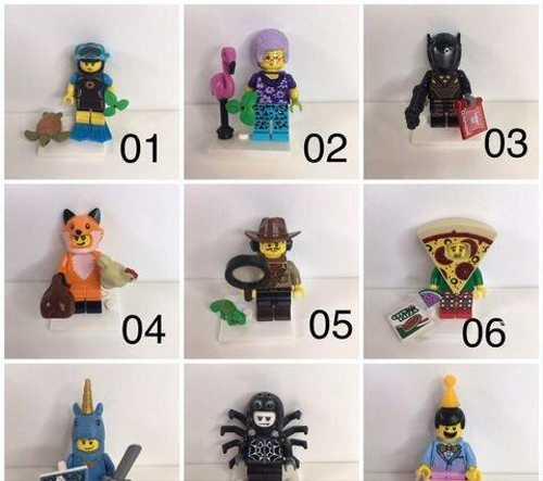 Lego Minifigures и аксессуары