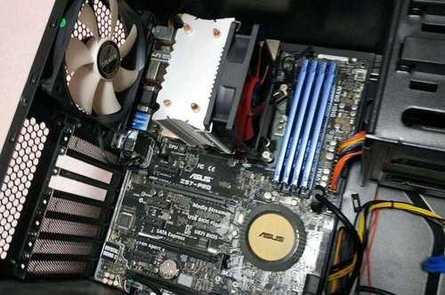 1150 Asus Z97-Pro + проц + память + блок + корпус