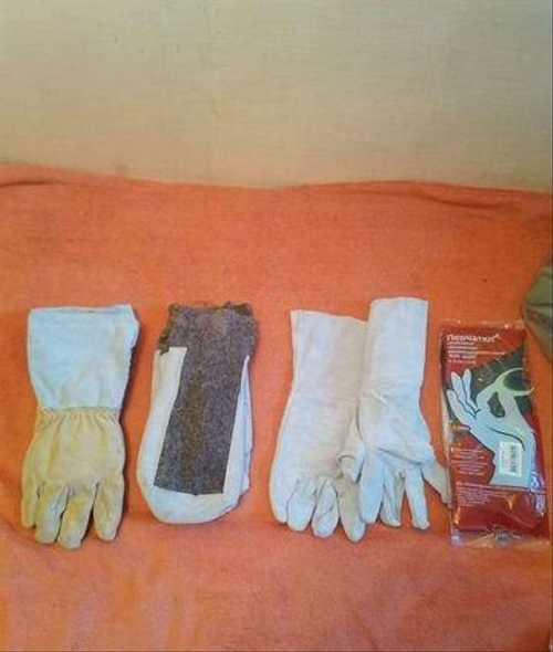 Краги жаропрочные, перчатки пескоструйные, перчатк
