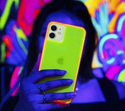 Чехол на iPhone 11 pro case-mate tough neon