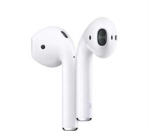 Apple AirPods 2 с поддержкой беспровод. заряд рст