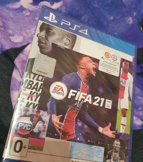 Fifa21 новый диск не вскрытый для PS4/PS5