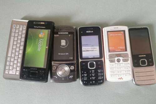 Старые мобильные телефоны