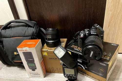 Фотоаппарат Nikon D5300 18-140 3.5-5.6g + 50 1.8g