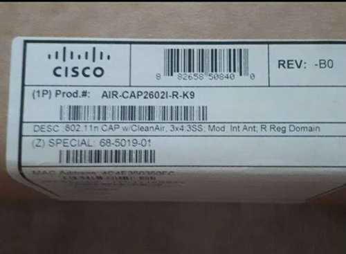 Точка доступа cisco AIR-CAP 2602I-R-K9