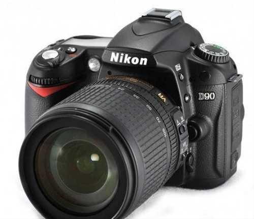 Зеркальный фотоаппарат nikon D90 KIT 18-105 MM