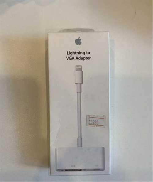 Переходник Apple Lightning to VGA Adapter