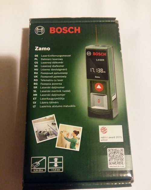 Лазерный дальномер Bosch Zamo PLR 20. Новый