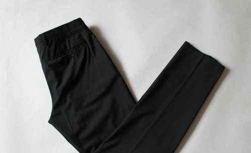 Черные мужские шерстяные брюки Hugo Boss