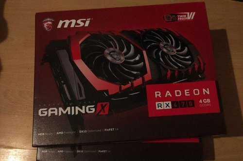 Видеокарты MSI Radeon RX 470 4gb Gaming X
